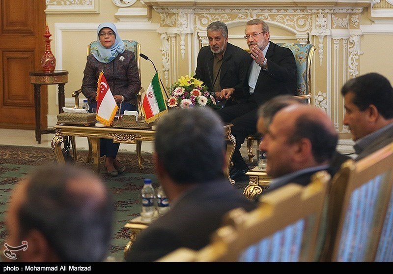 Photos Iranian Singaporean Parliament Speakers Meet In Tehran Photo