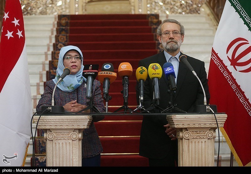 Photos Iranian Singaporean Parliament Speakers Meet In Tehran Photo
