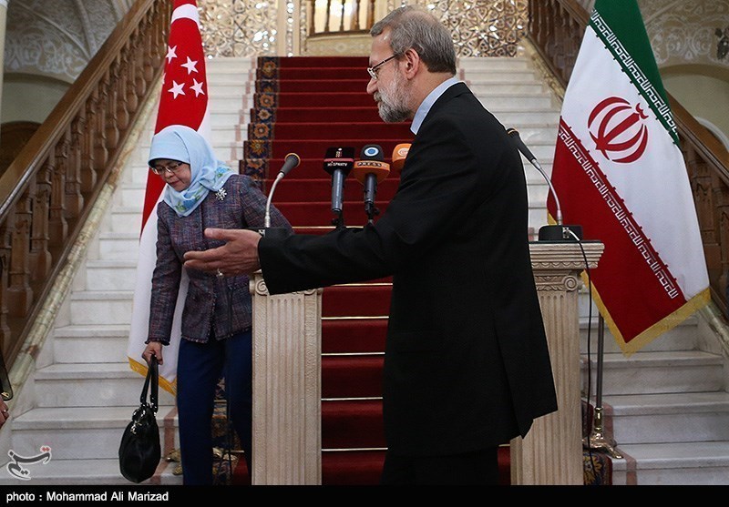 Photos Iranian Singaporean Parliament Speakers Meet In Tehran Photo