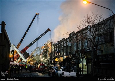 Rescue Work Continues Following High-Rise Collapse in Tehran - Photo ...