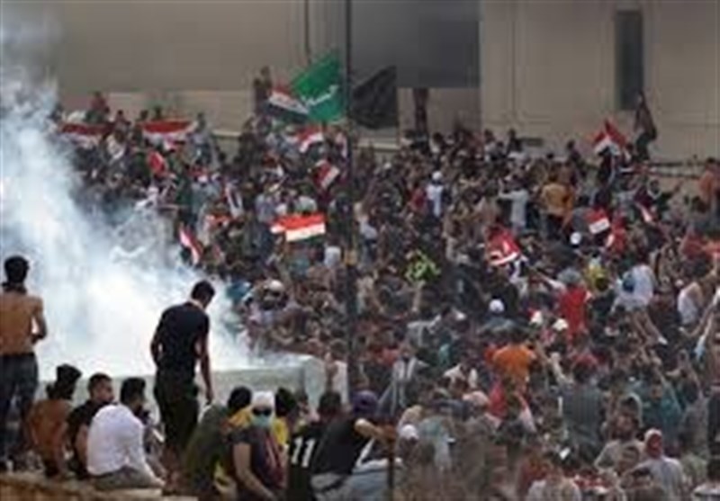 عراق بغداد سمیت کئی شہروں میں احتجاجی مظاہرے تصاویر خبریں دنیا تسنیم نیوز ایجنسی