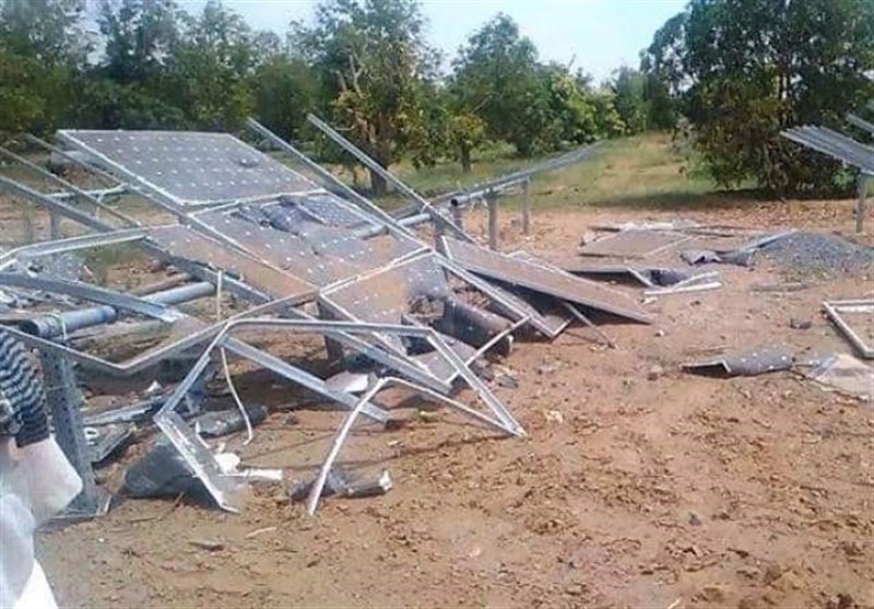 الیمن بوارج العدوان السعودی تستهدف مزارع الجر فی مدیریة عبس بحجة